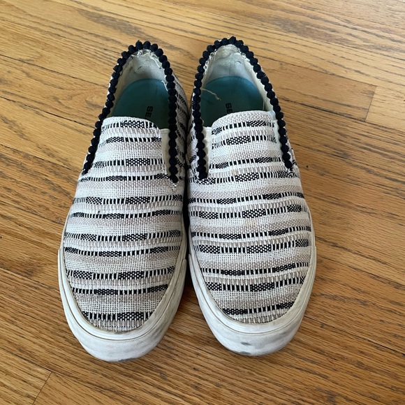 SeaVees | Shoes | Seavees Embroidered Cotton Platform Baja Slip On ...